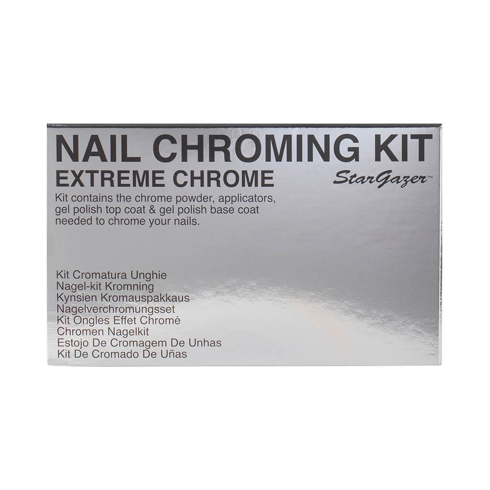 Stargazer Nail Chroming Kit – Reflective Finish Mirror Nails
