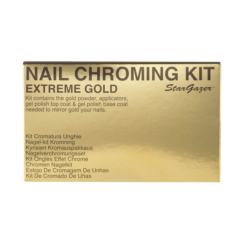 Stargazer Nail Chroming Kit – Reflective Finish Mirror Nails