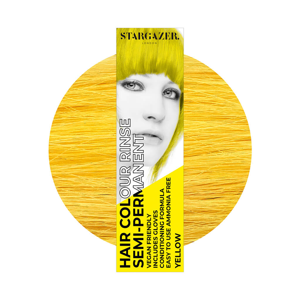 Stargazer Yellow Semi Permanent Hair Dye - Cruelty Free